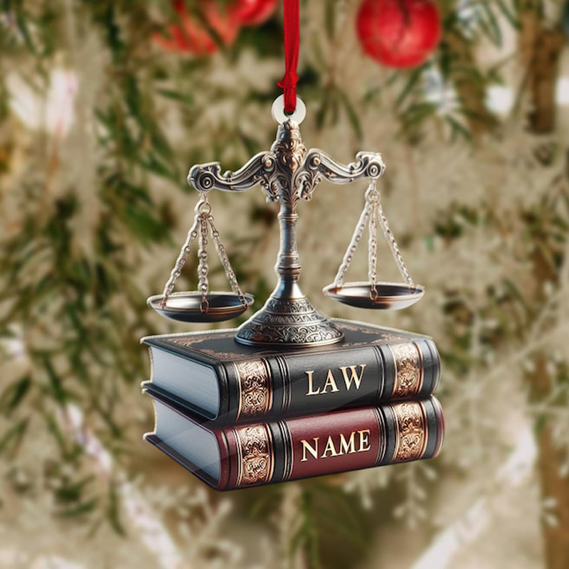 Lawyer Judge Christmas decorations