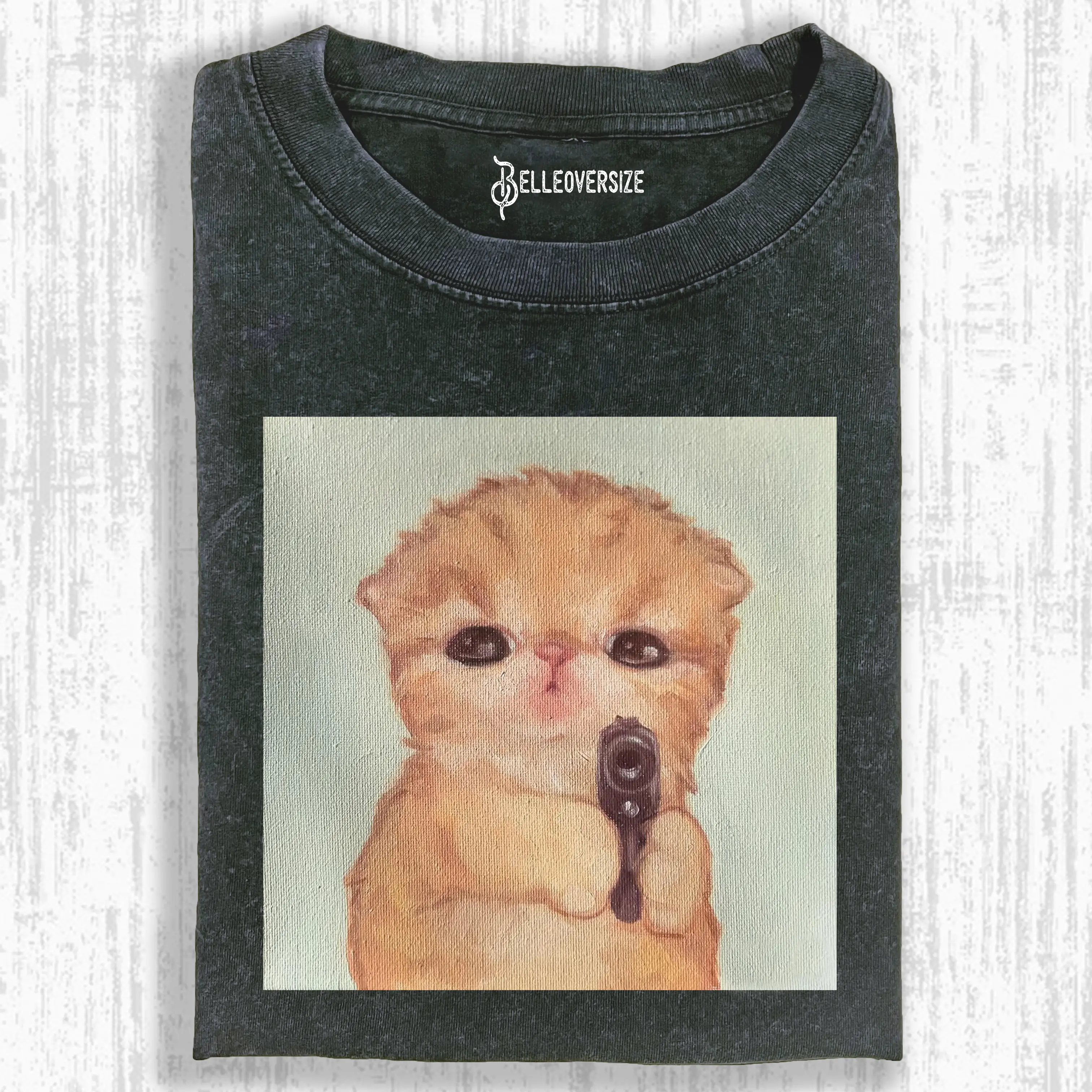 ANGRY KITTY T-SHIRT – belleoversize