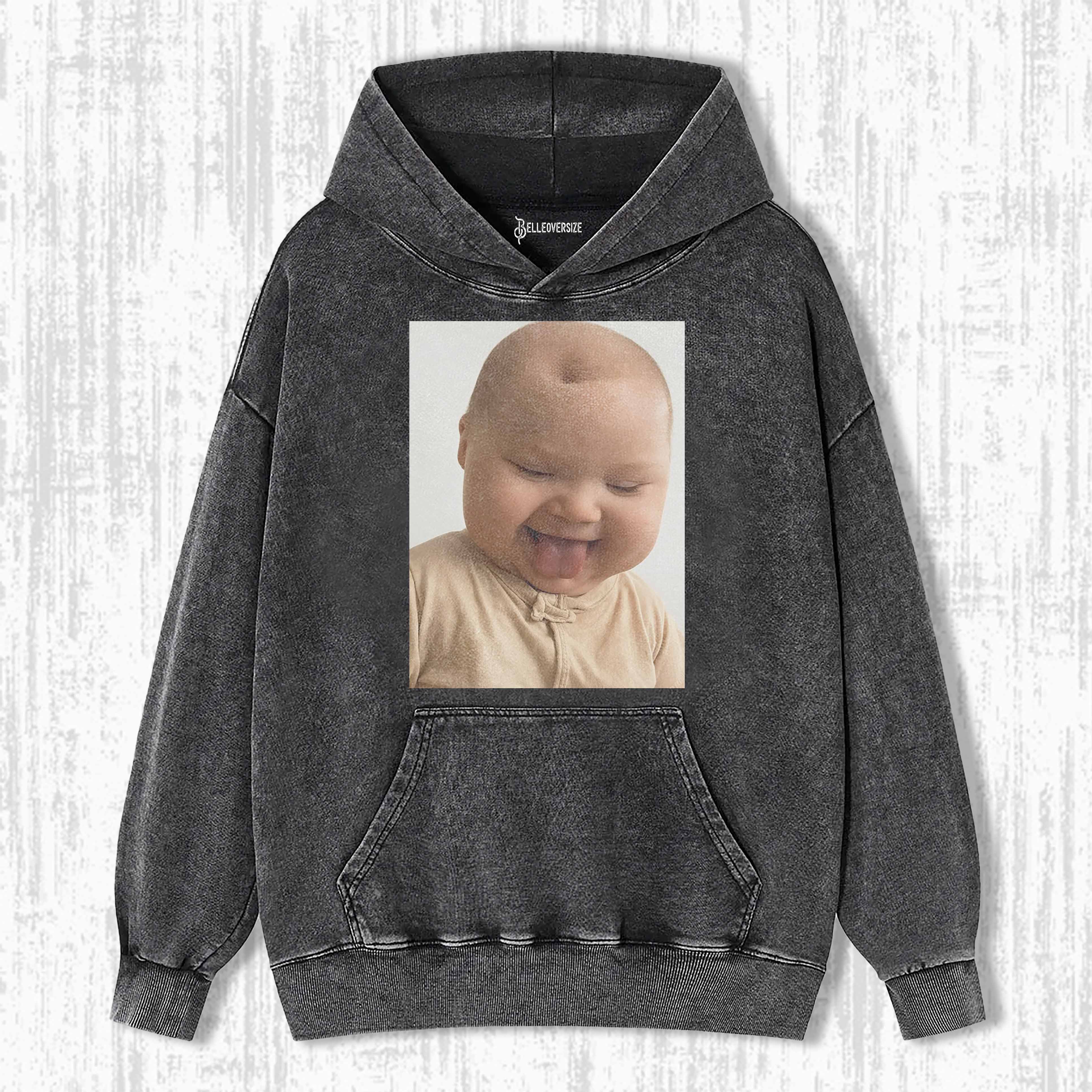 BABY MEME HOODIE – belleoversize