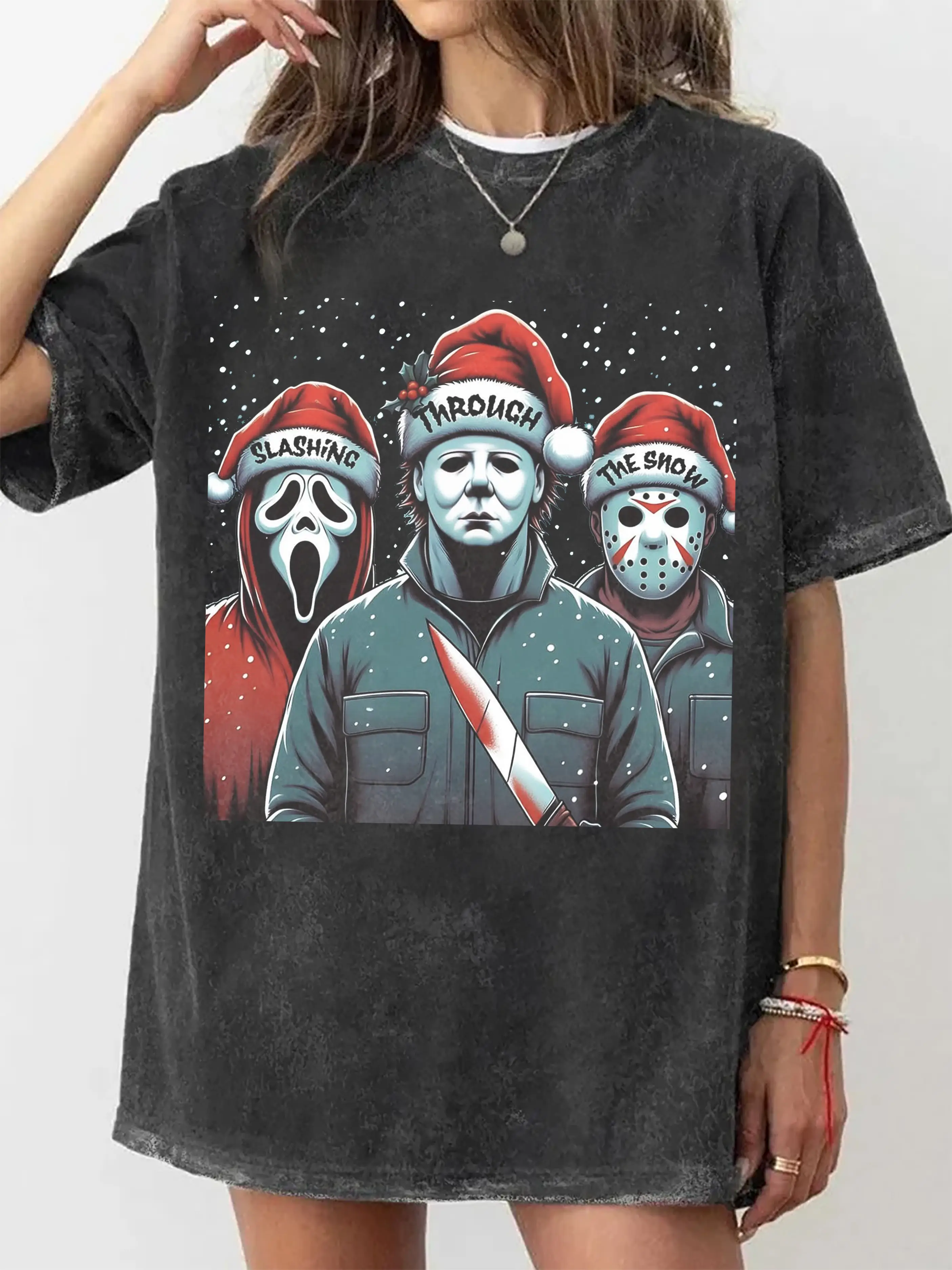 CHRISTMAS MOVIE CHARACTERS T-SHIRT