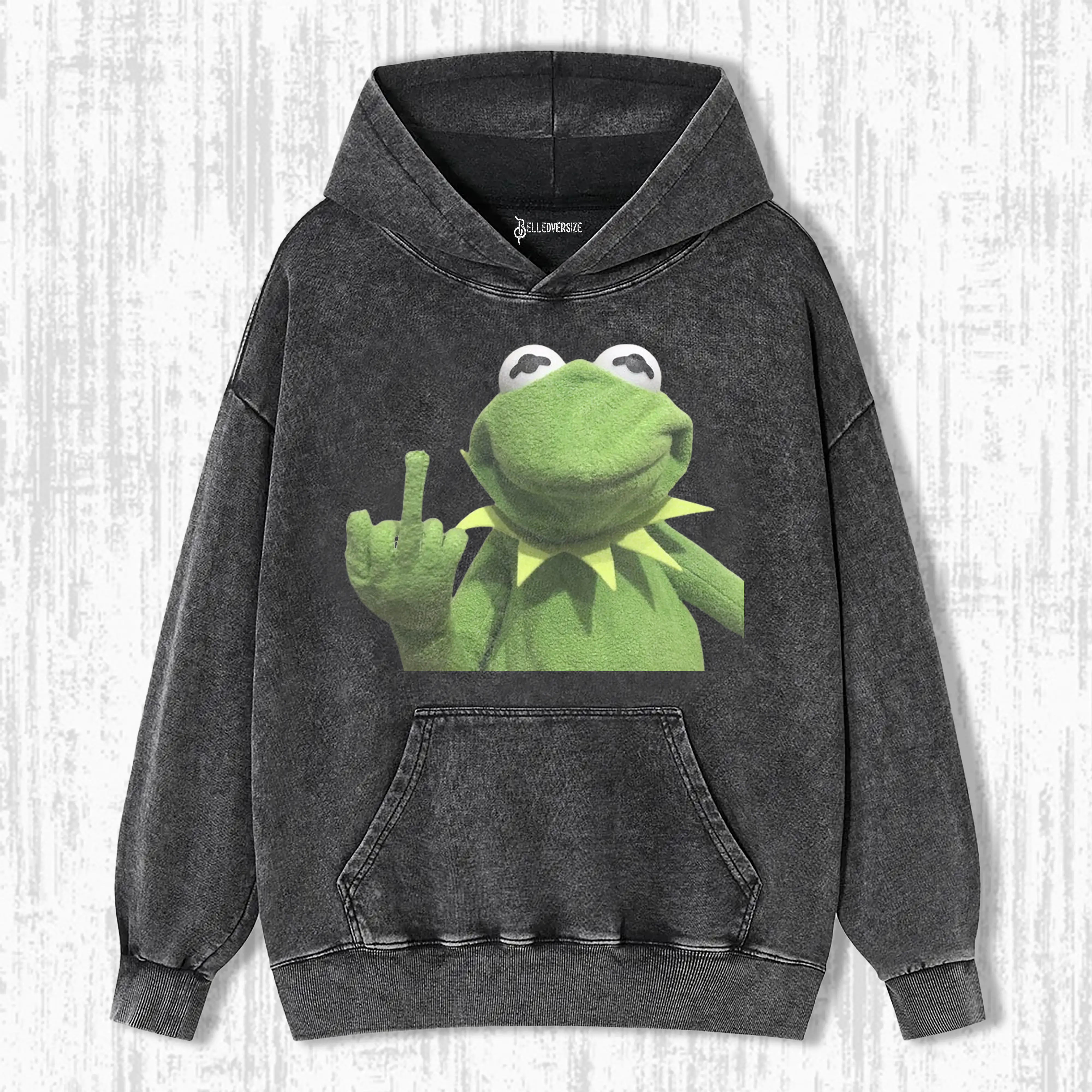 KERMIT HOODIE – belleoversize