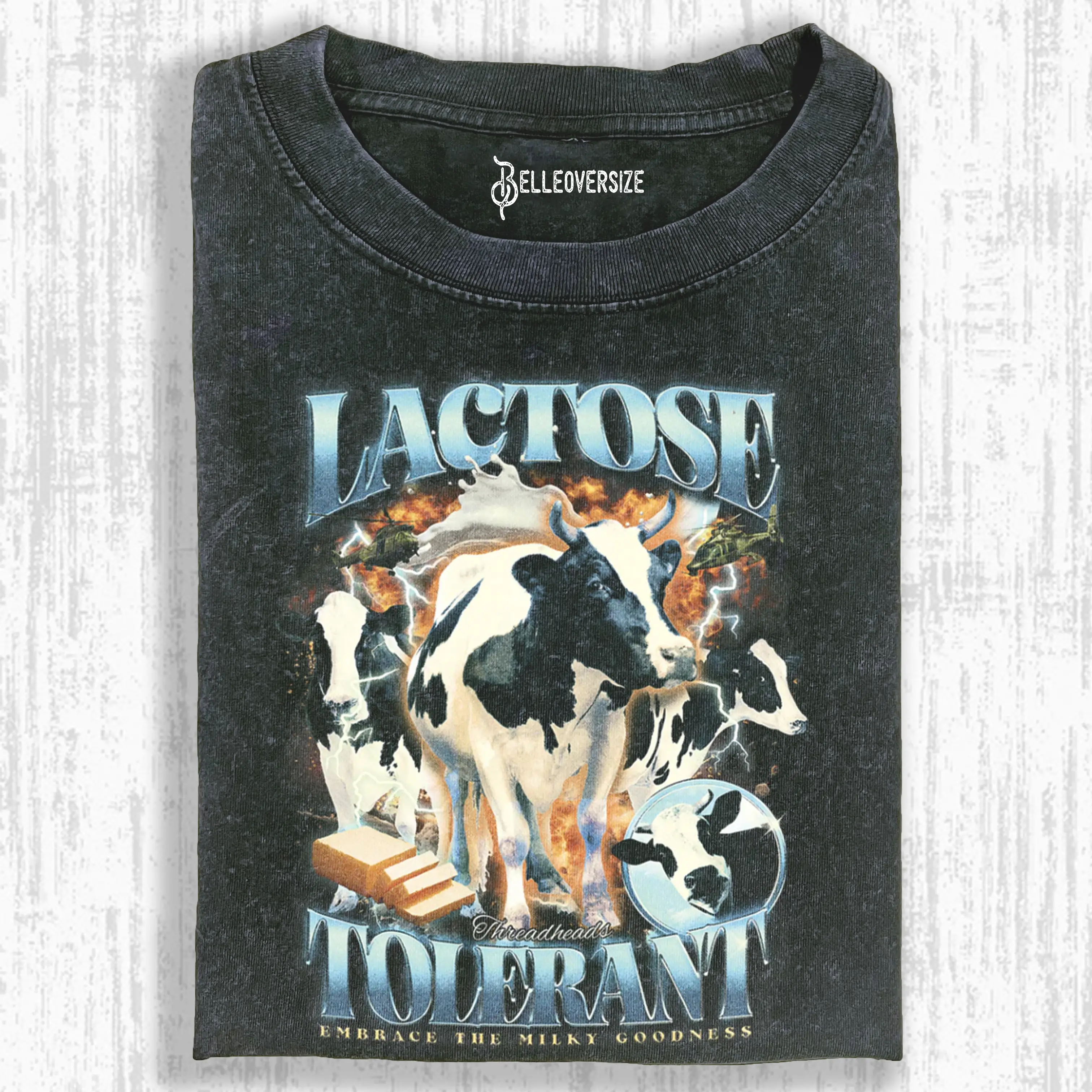 LACTOSE TOLERANT T-SHIRT – belleoversize