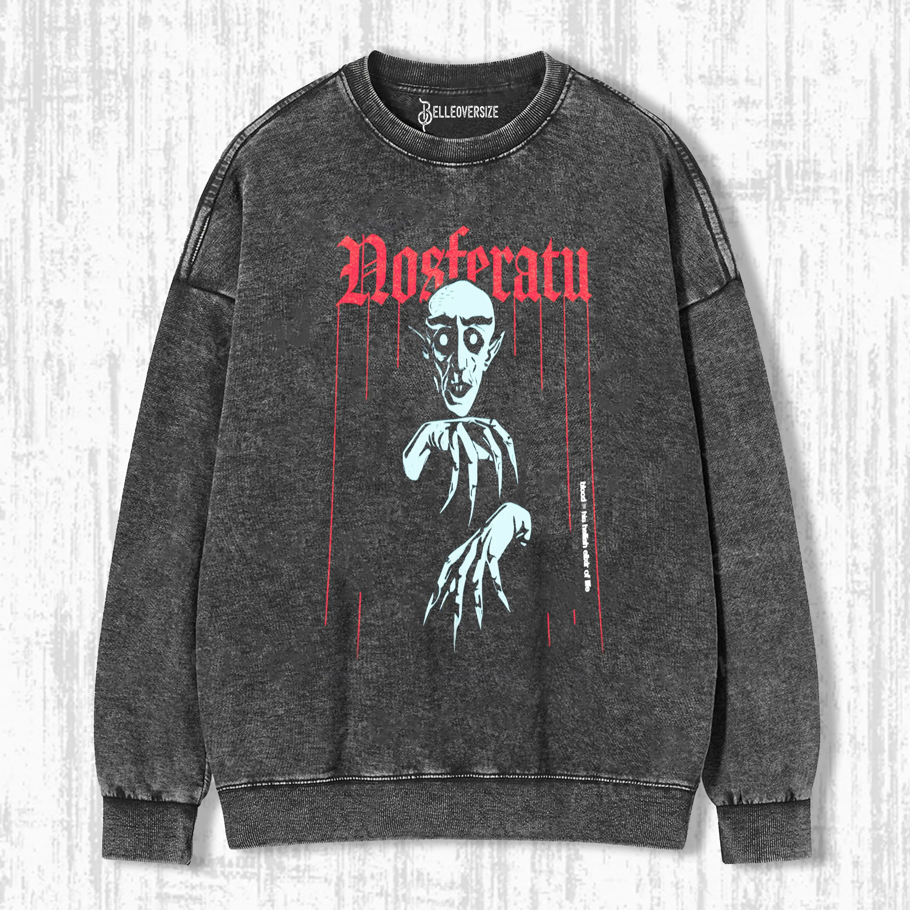 NOSFERATU GRAPHIC SWEATSHIRTS – belleoversize