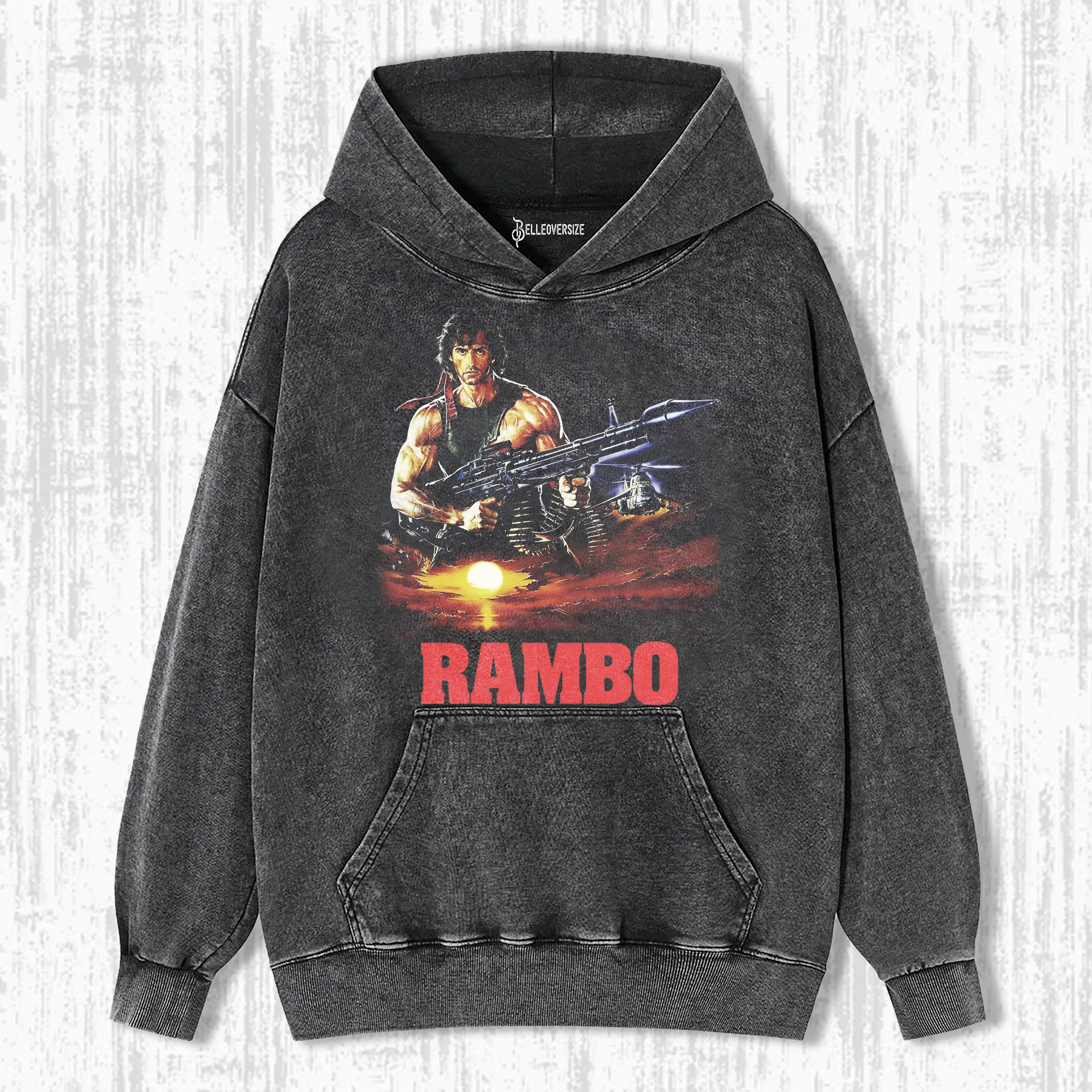 RAMBO II HOODIE – belleoversize