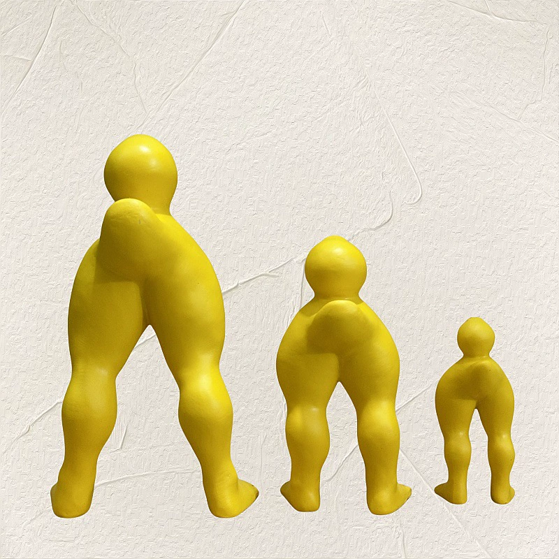 Creative Funny Muscle Duck Statue Porch Home Decoration – MyMagicCart