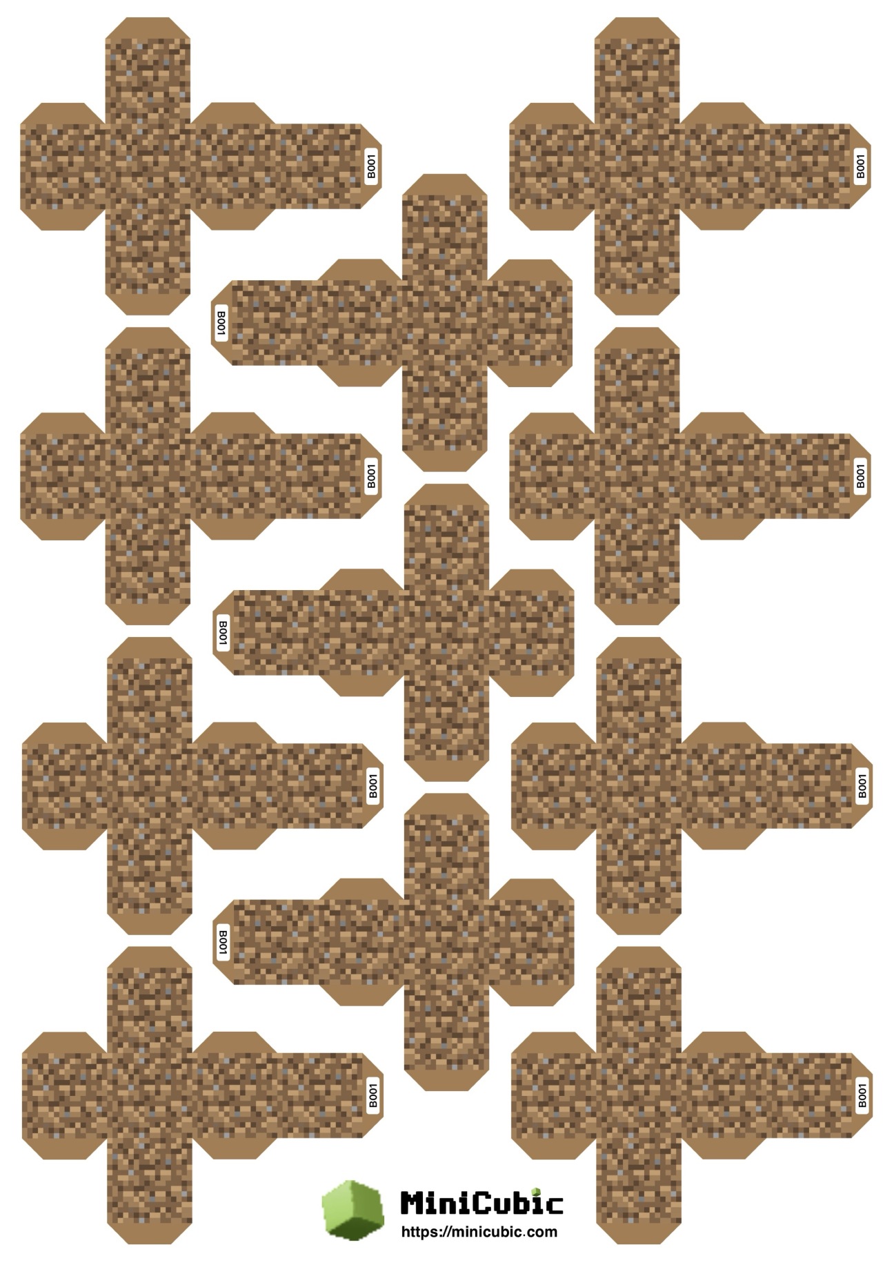 Minecraft Papercraft Templates - Free Printable PDF Download – MiniCubic