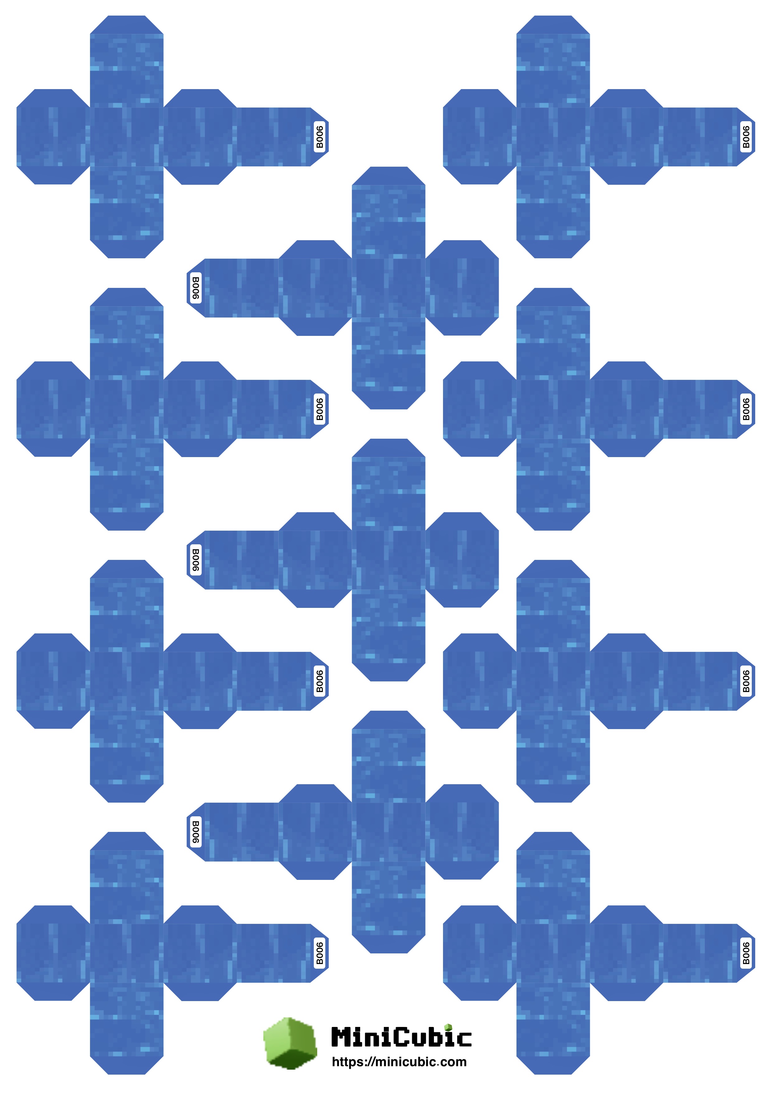 Minecraft Papercraft Templates - Free Printable PDF Download – MiniCubic