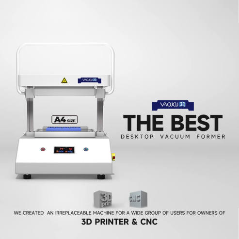 VACUCU3D A4 (210mm×297mm /8.27x11.69 in) The Desktop Vacuum Forming Ma ...