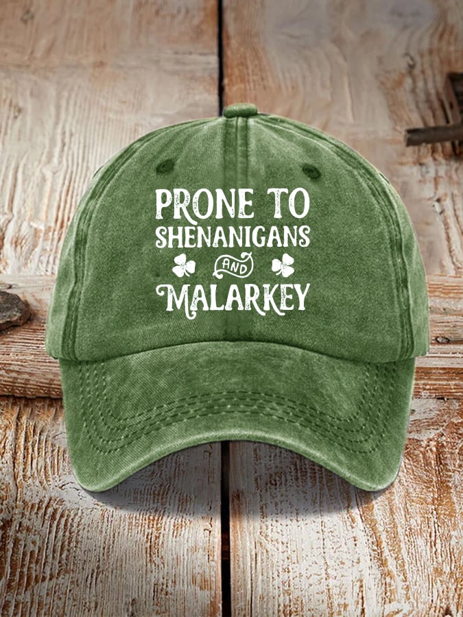 🔥BUY 2 SAVE 10%🔥Prone To Shenanigans And Malarkey St. Patrick's Day