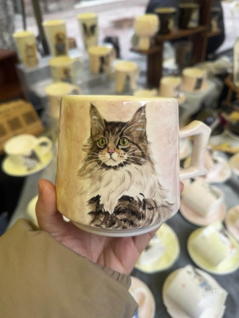 Custom pet mugs-Hand-painted pet portrait – petceramicart