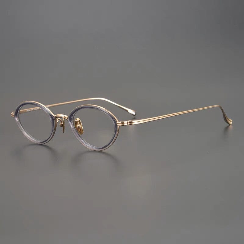 Jasmine Retro Oval Glasses Frame – Fumbo