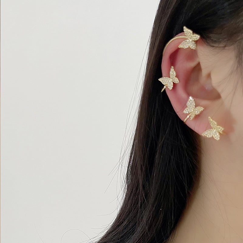 2023 SHINY BUTTERFLY EAR CLIPS PERFECT GIFT-Nev Gears