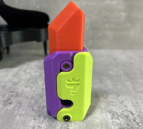3D Printed Baby Mini M1911 Gravity Cub Jumping Small Knife Fidgets-Nev ...