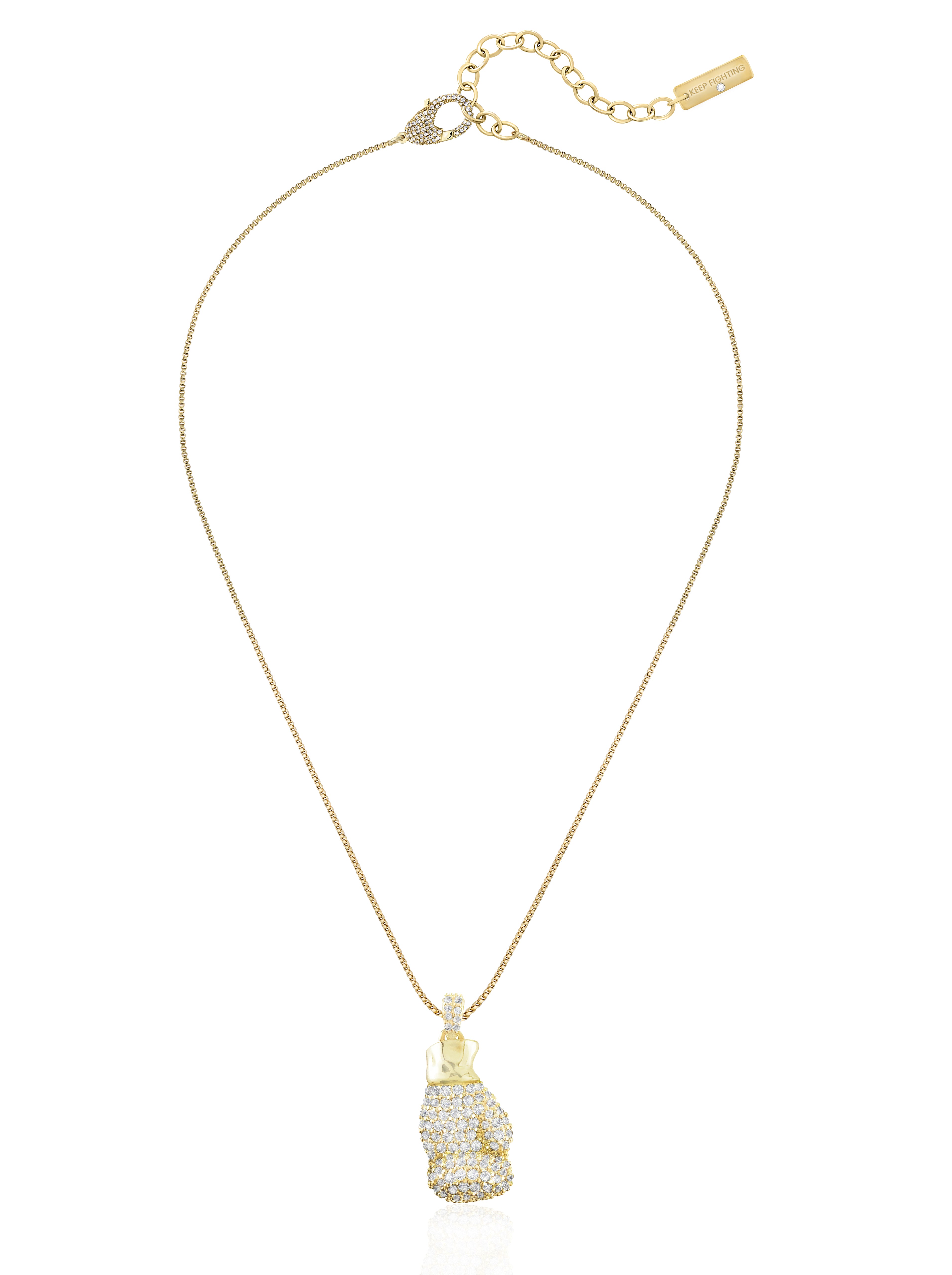 Fight Like A Girl - Boxing Glove Necklace – Ballistic Armor Co Pro
