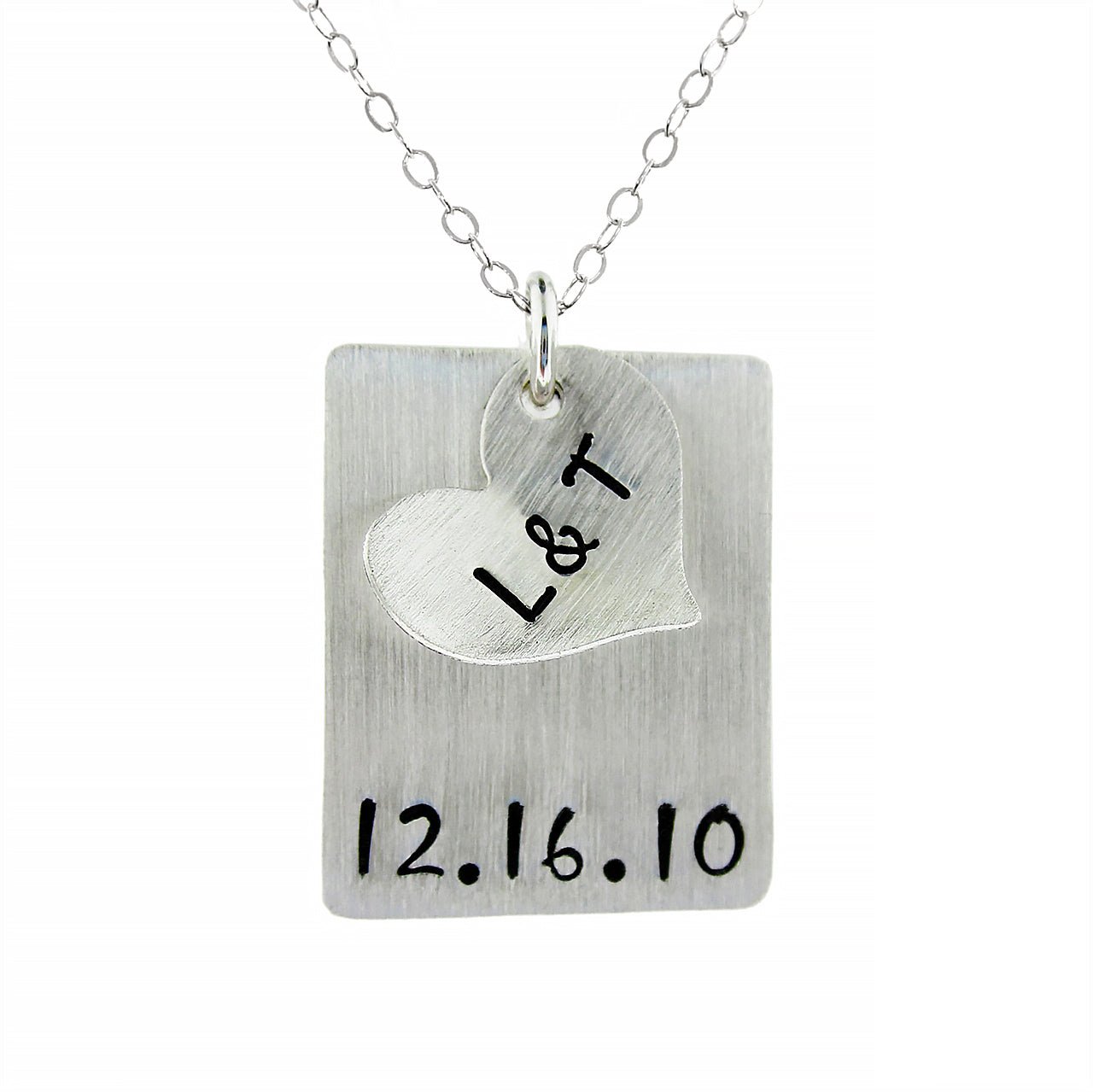 Forever since...Personalized Sterling Silver Initials and Date Charm N ...