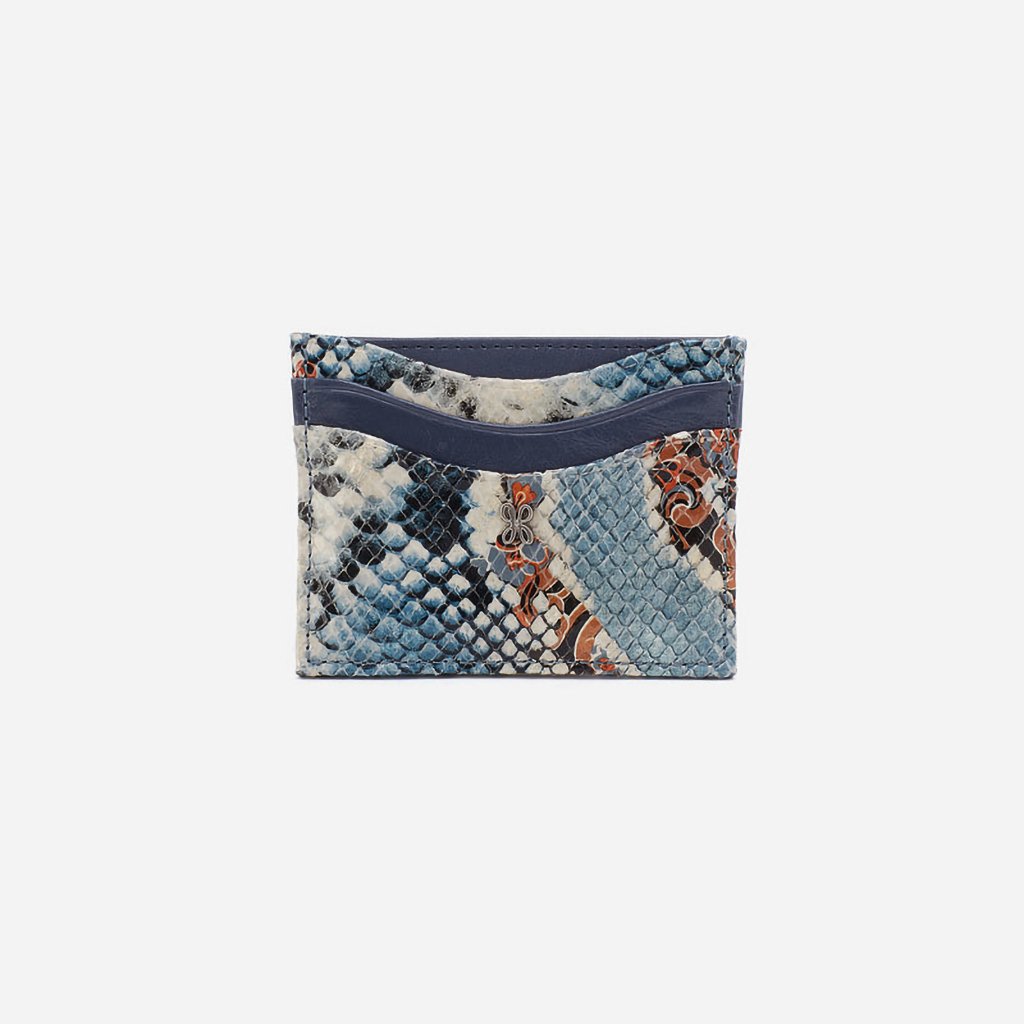 HOBO : Max Card Case in Mixed Leathers - Blue Tempest – Ballistic Armor ...