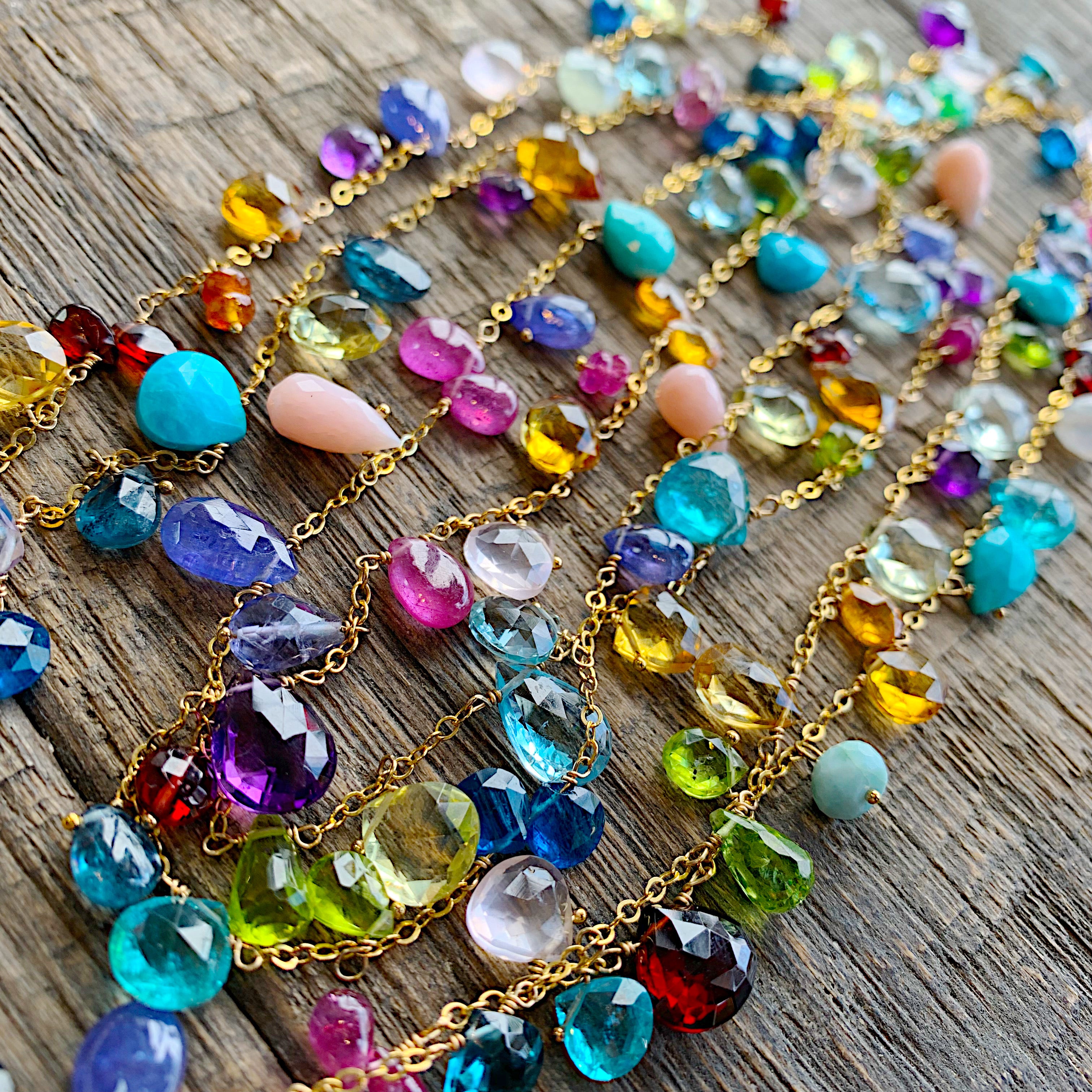 PRE-ORDER ONLY Briolette Menagerie Cable Maxi Necklace – Ballistic ...