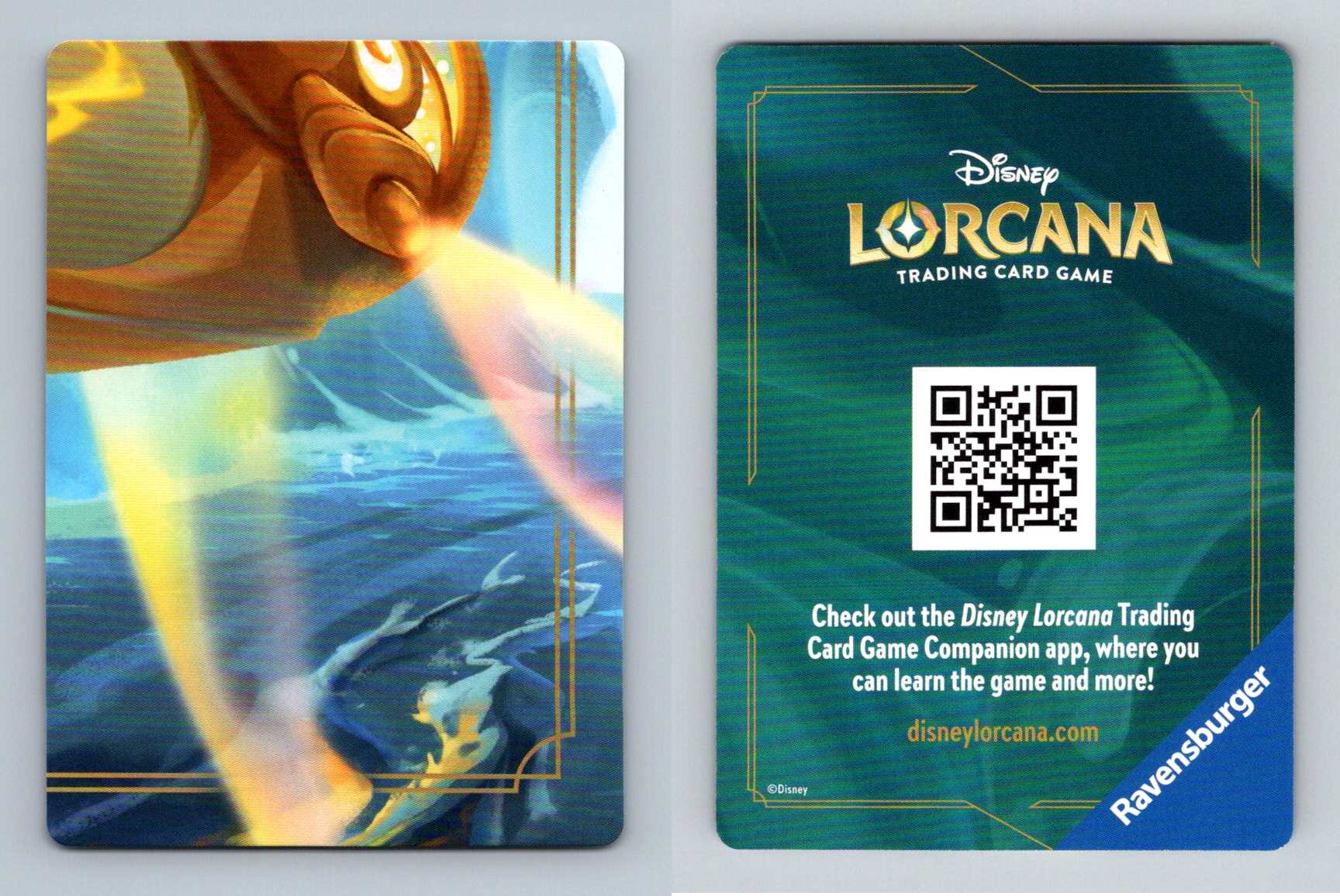 Bottom Right - Lorcana Azurite Sea 2024 Disney Puzzle Piece TCG ...