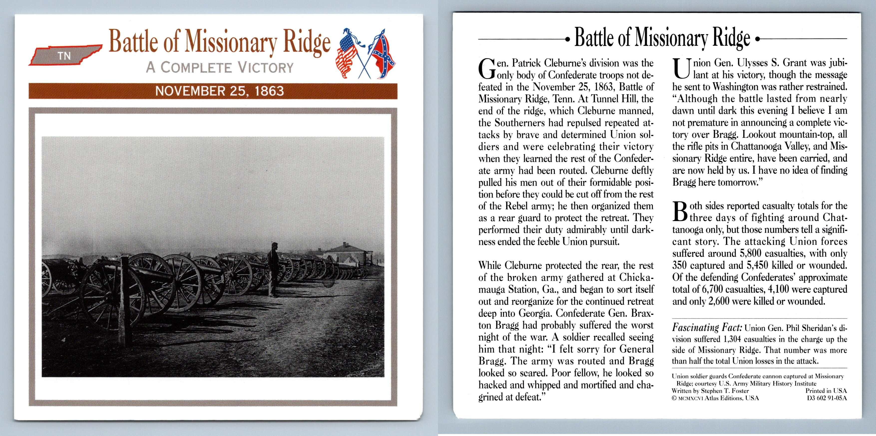 A Complete Victory - Battle Of Missionary Ridge - Battles 1863 Civil W ...