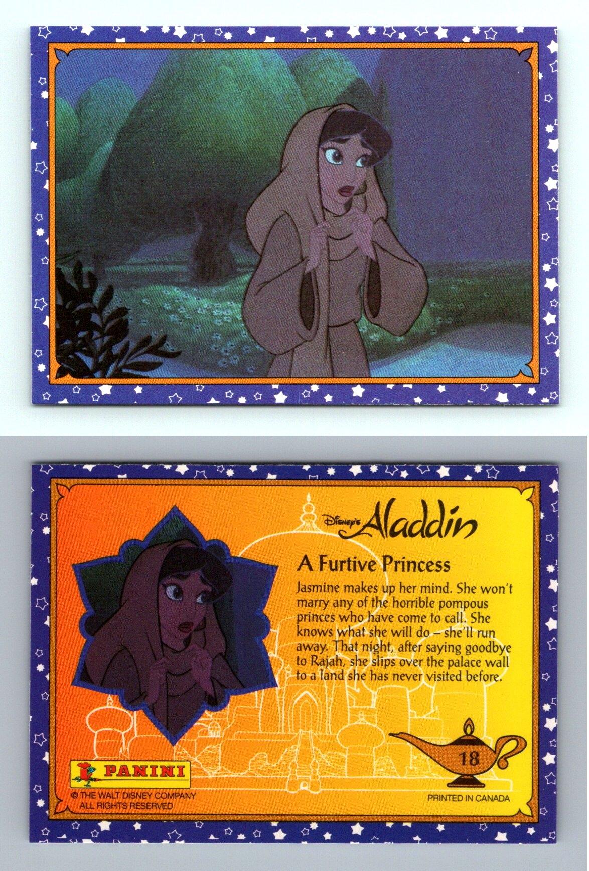 A Furtive Princess #18 Disney's Aladdin 1993 Panini Trading Card ...