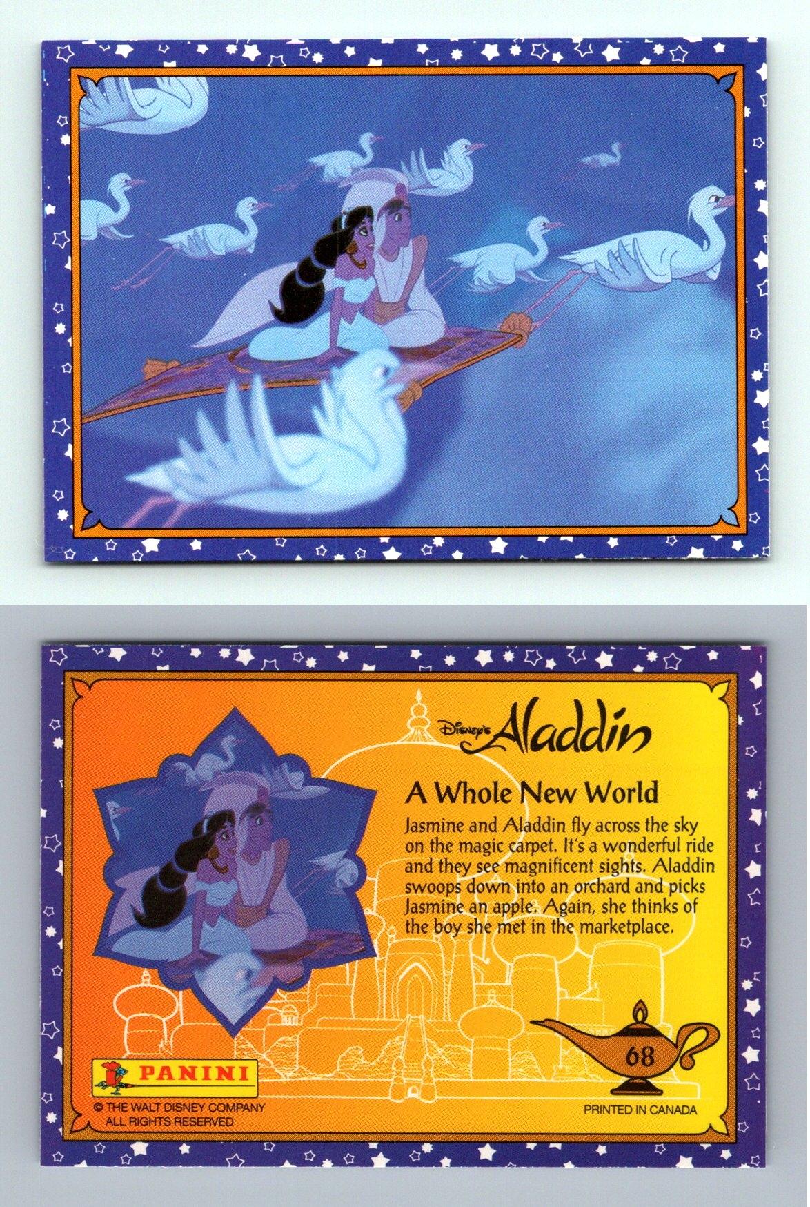 A Whole New World #68 Disney's Aladdin 1993 Panini Trading Card ...