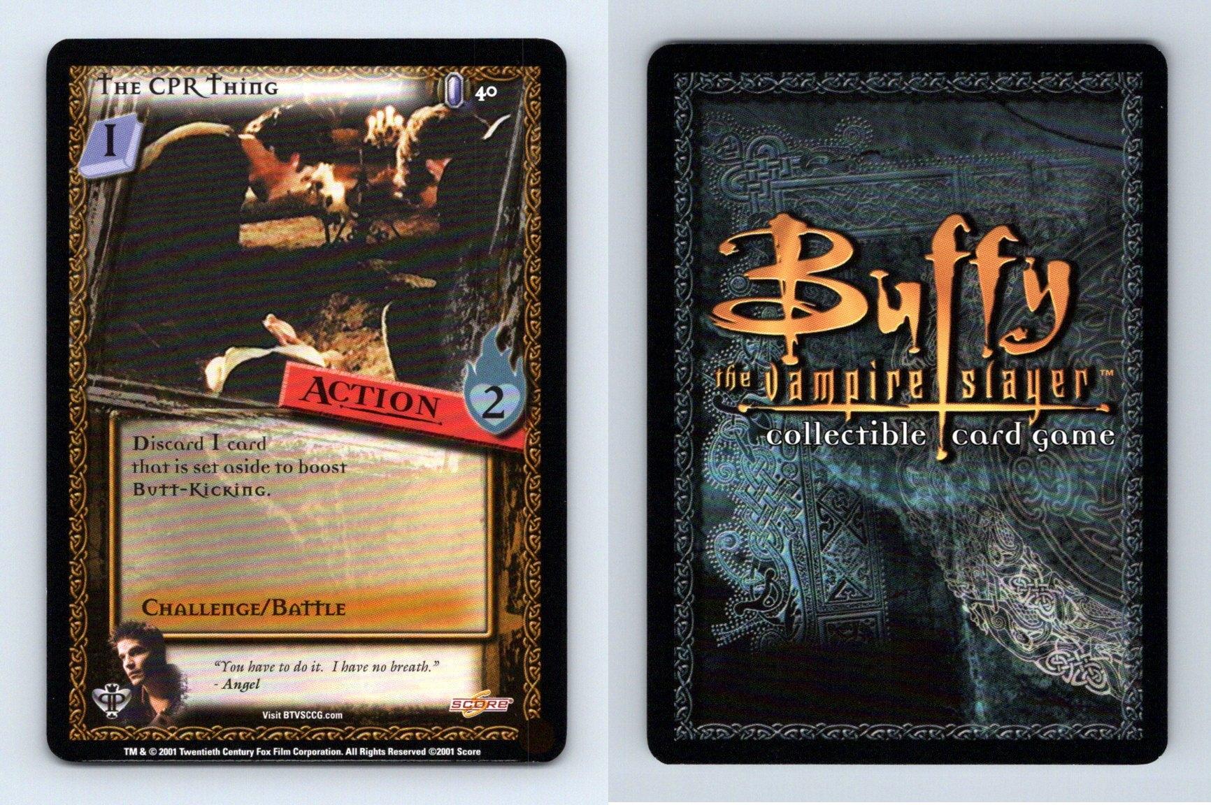 The CPR Thing #40 Buffy The Vampire Slayer The Pergamum Prophecy Commo ...