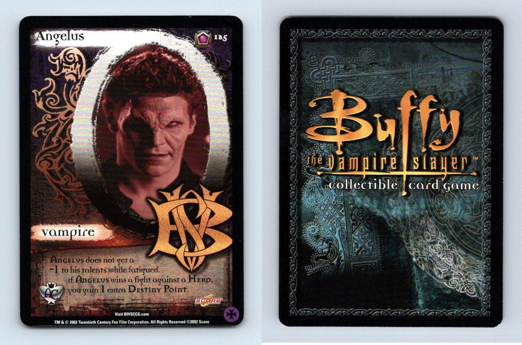 Angelus #125 Buffy The Vampire Slayer Angels Curse 2002 Essence CCG Ca ...