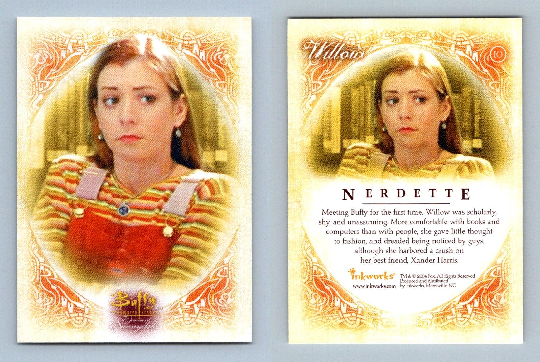 Nerdette #10 Women Of Sunnydale 2004 Buffy The Vampire Slayer Trading ...