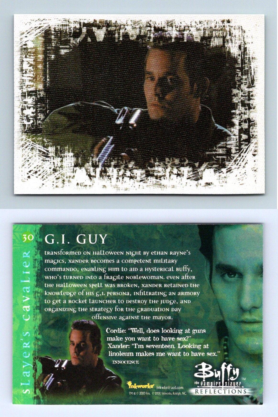 G.I. Guy #30 Buffy The Vampire Slayer Reflections 2000 Inkworks Tradin ...