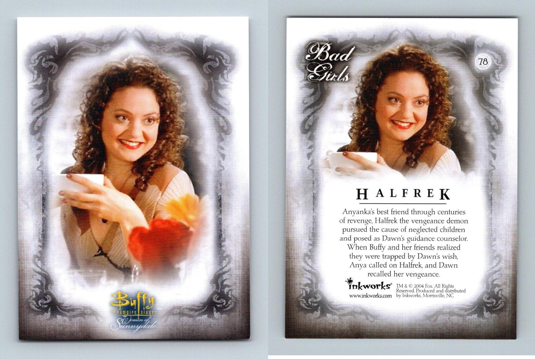 Halfrek #78 Women Of Sunnydale 2004 Buffy The Vampire Slayer Trading C ...