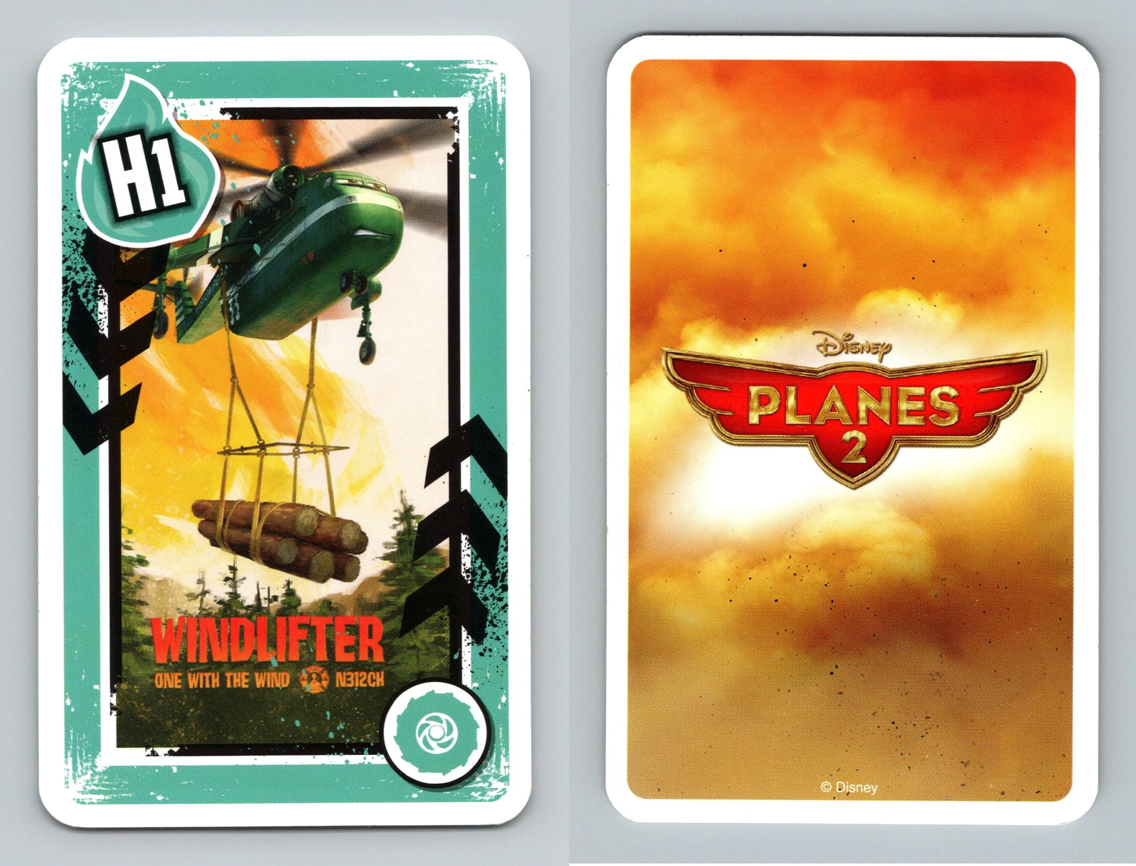 Windlifter #H1 - Disney Planes 2 Morrisons 2014 Trumps Card – Breakoutcards