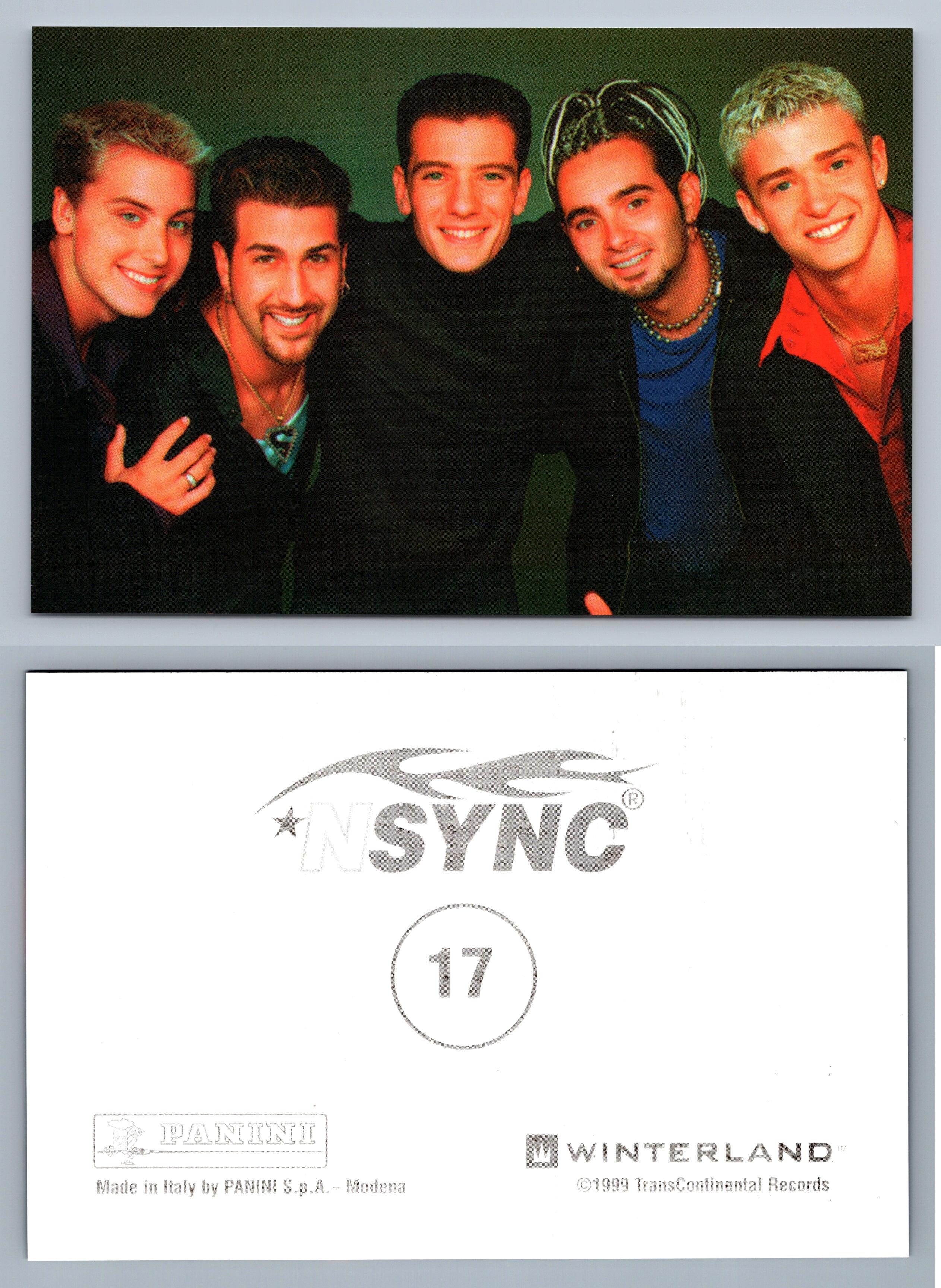 NSYNC #17 Panini 1999 Winterland Photocard – Breakoutcards