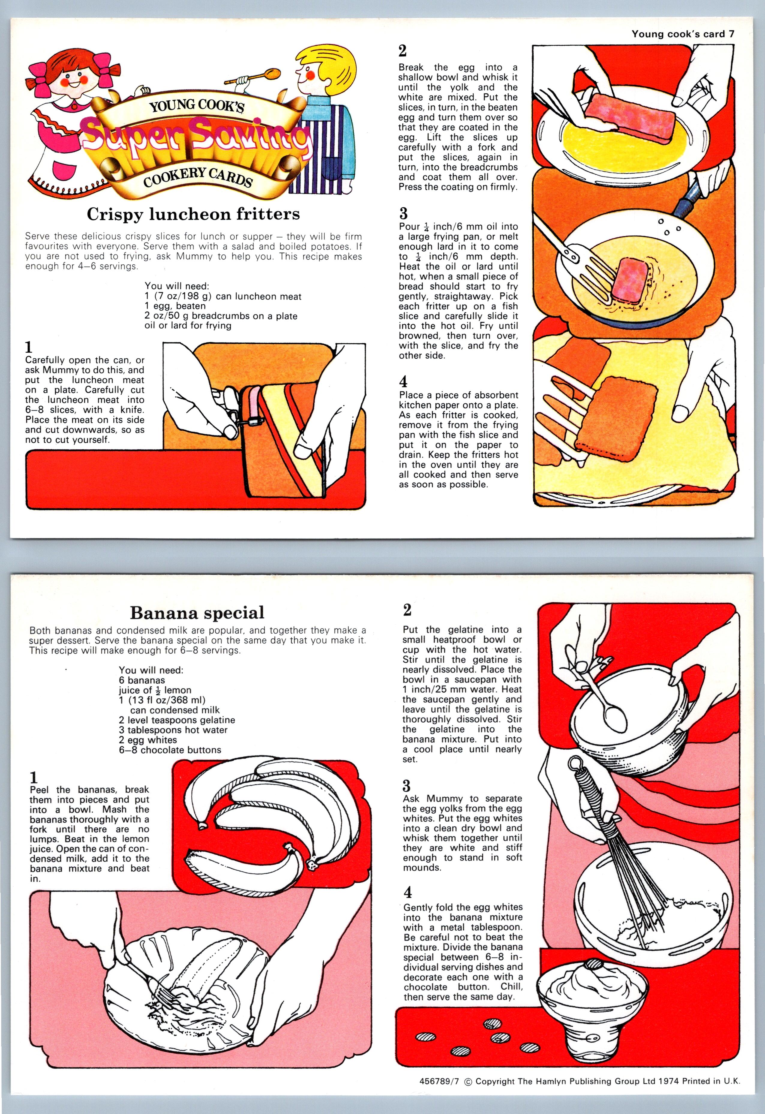 Crispy Luncheon Fritters #7 Young Alison Burts Super Saving Recipe Car ...
