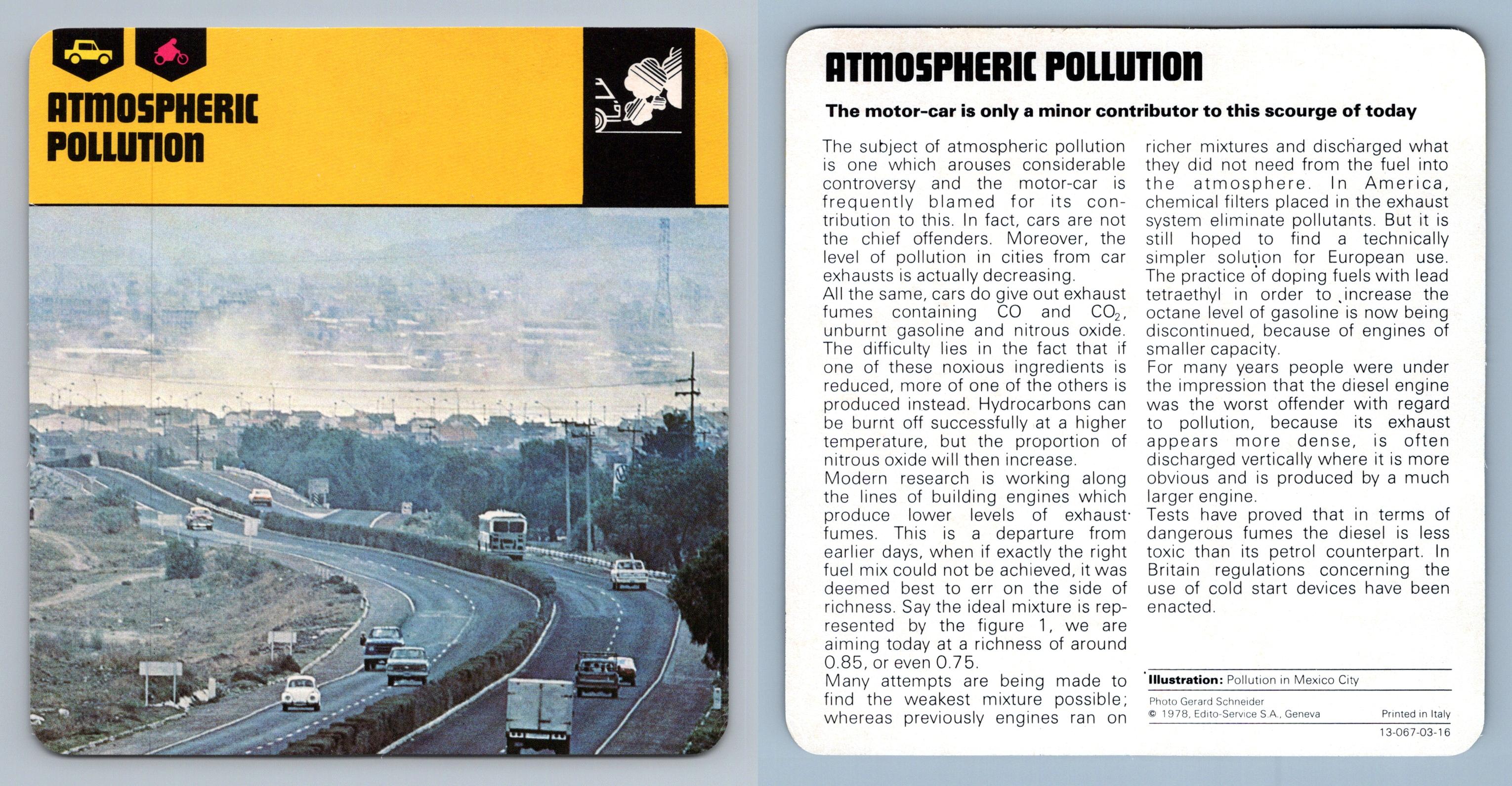 Atmospheric Pollution - Pollution - Edito Service #03-16 Auto Rally Ca ...