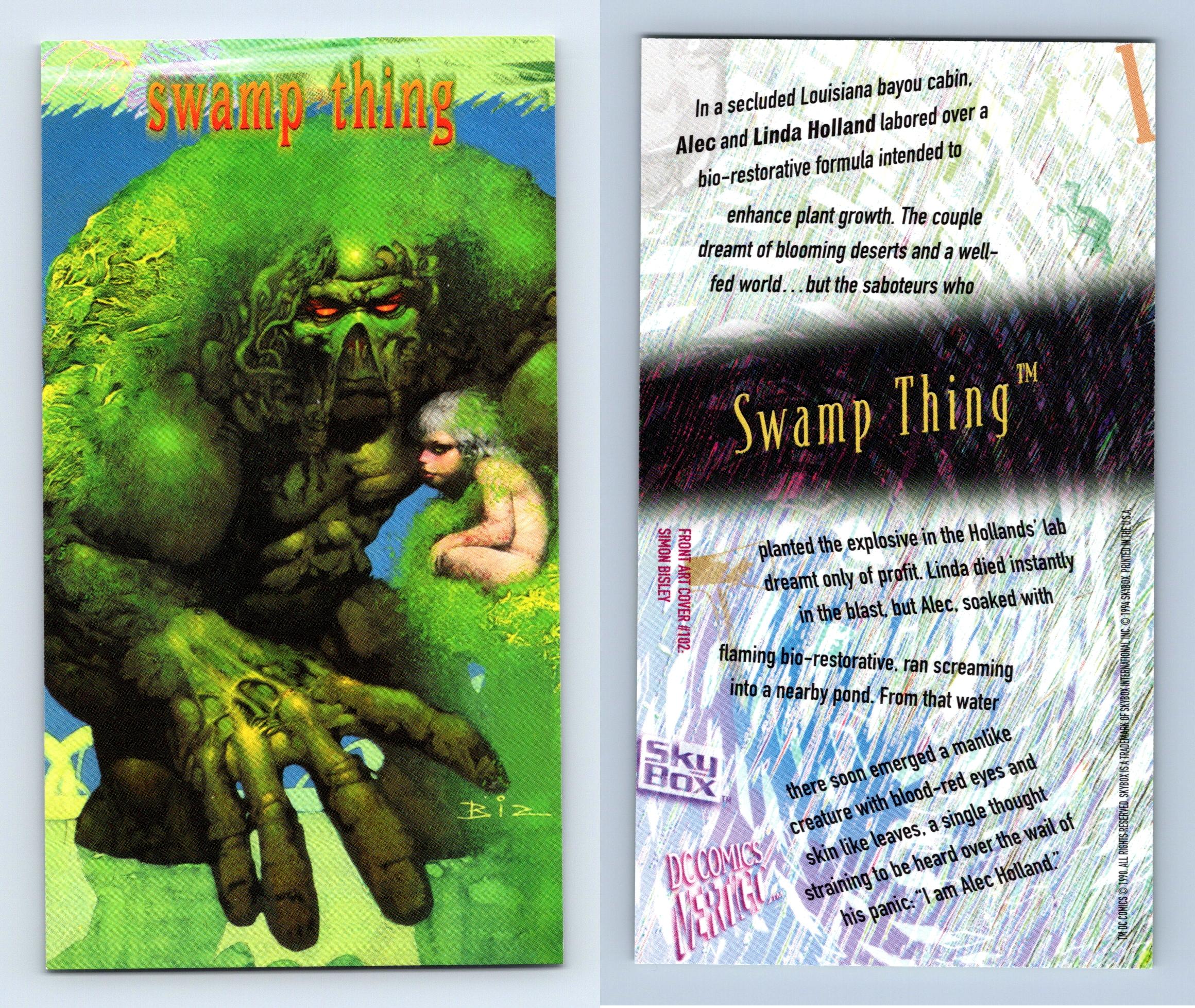 Swamp Thing #1 DC Comics Vertigo 1994 Skybox Trading Card – Breakoutcards