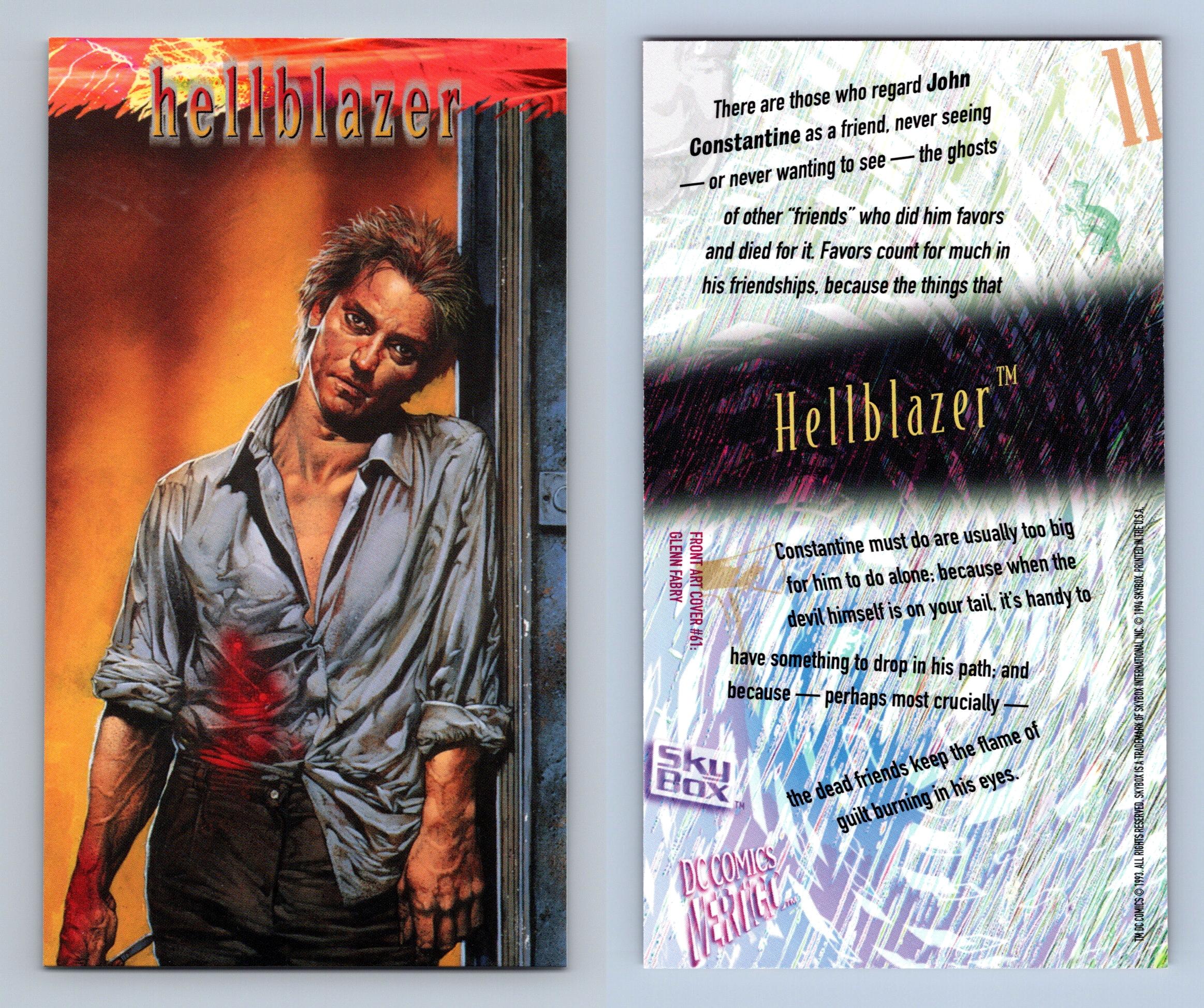 Hellblazer #11 DC Comics Vertigo 1994 Skybox Trading Card – Breakoutcards