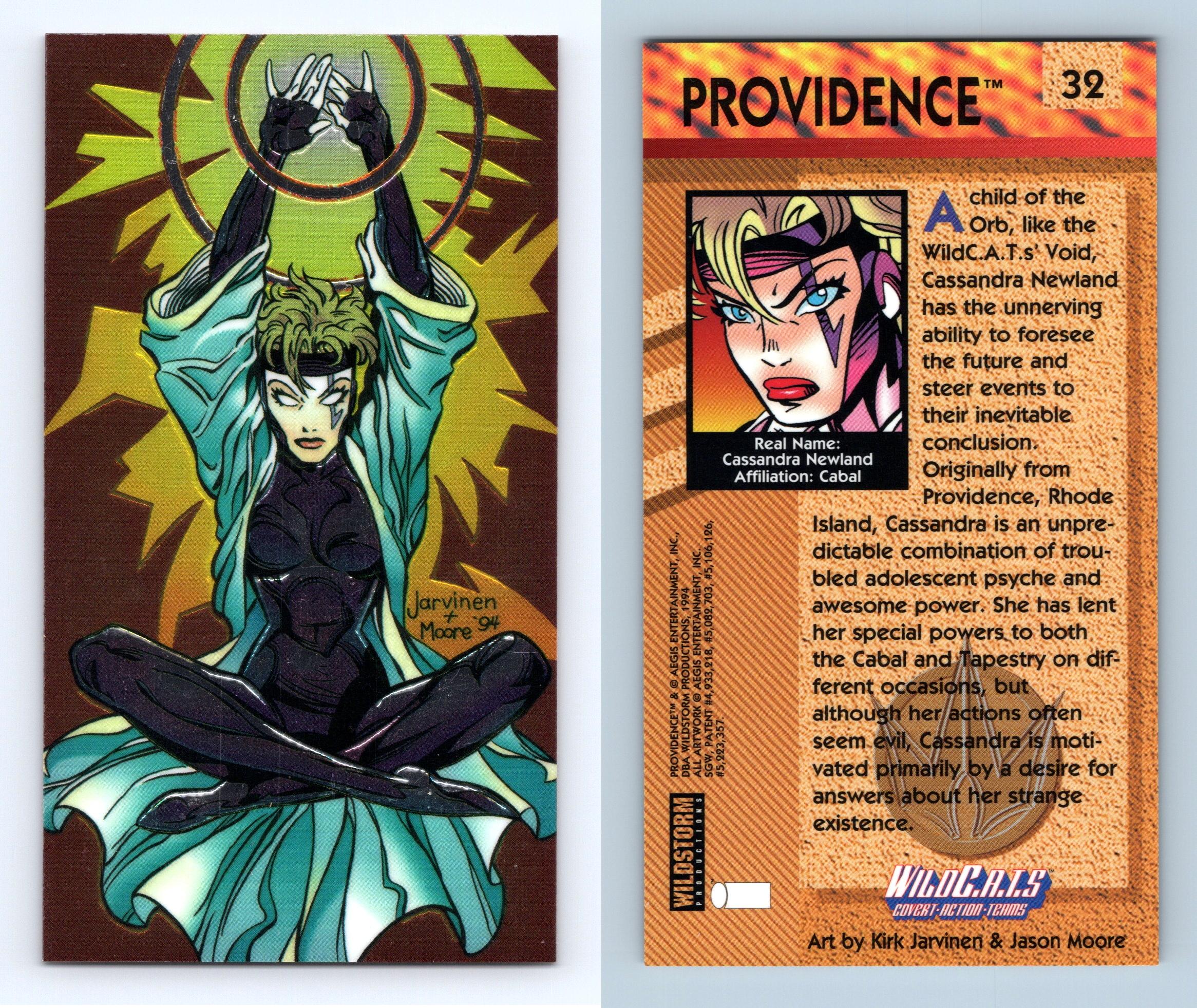 Providence #32 WildC.A.T.s 1994 Wildstorm Chrome Trading Card ...
