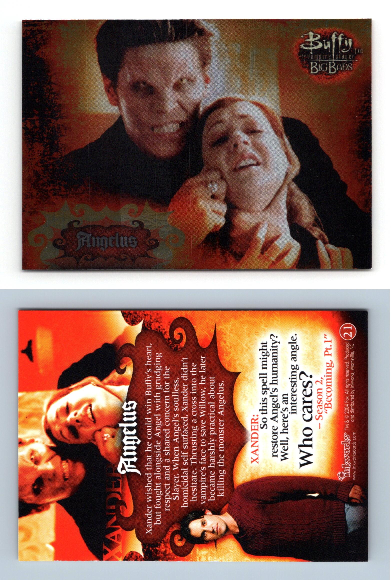 Angelus #21 Buffy The Vampire Slayer Big Bads 2004 Inkworks Trading Ca ...