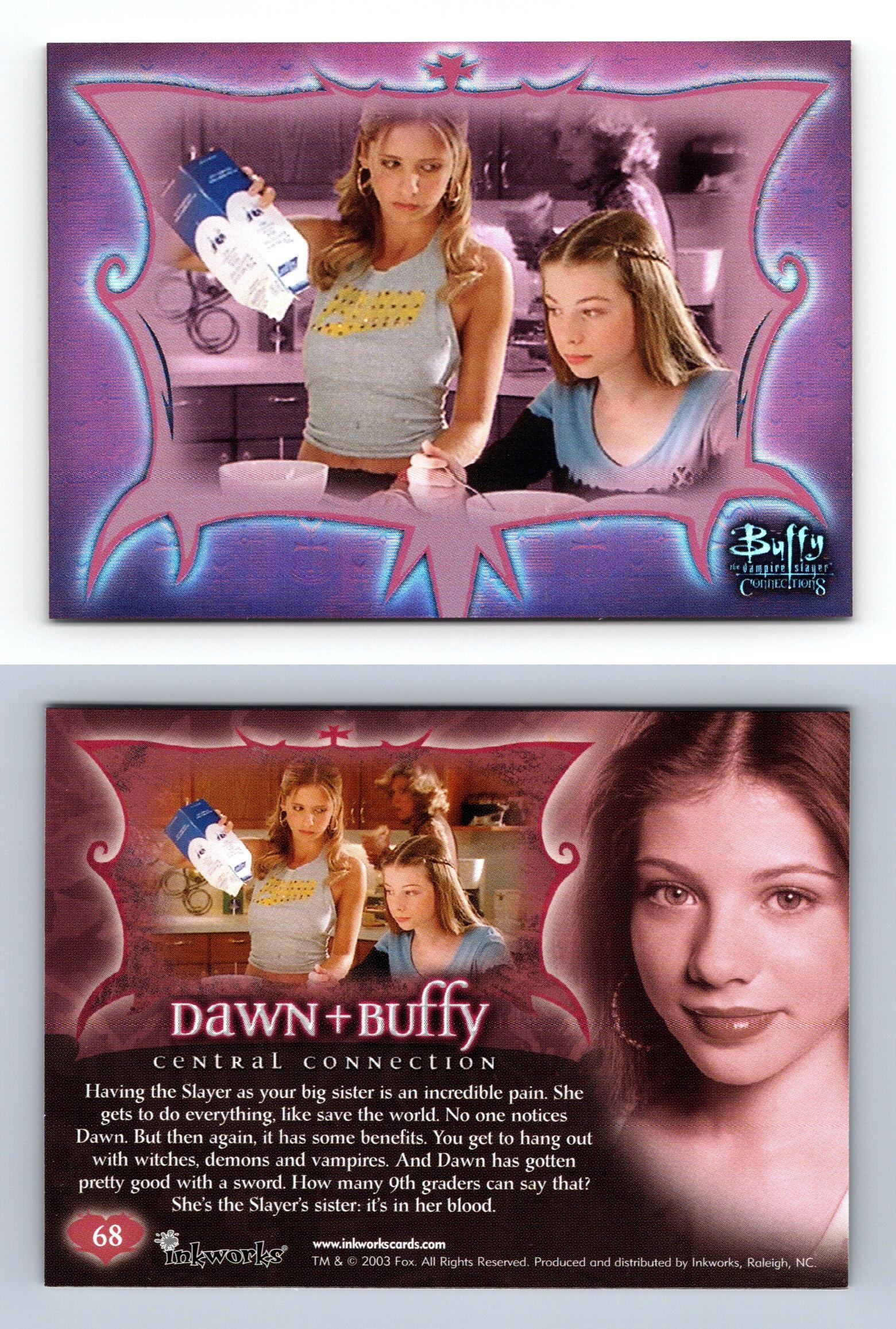 Dawn + Buffy #68 Buffy The Vampire Slayer Connections 2003 Inkworks Ca ...