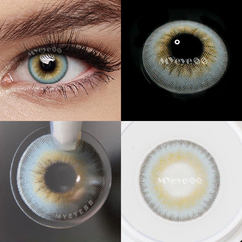 UNIIEYE LA Girl Blue Men Colored Contact Lenses