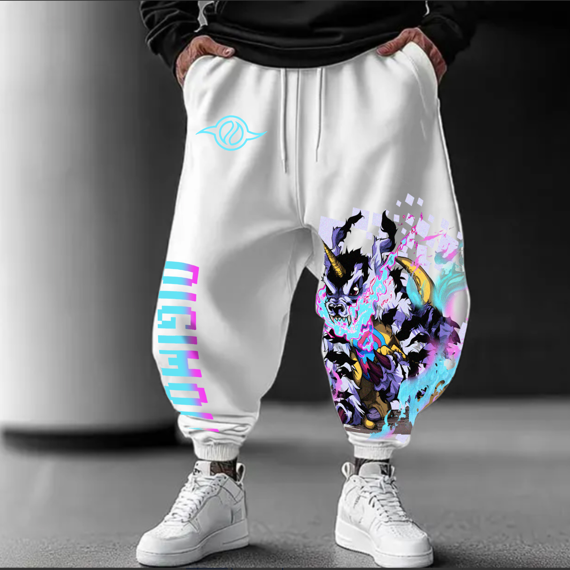 Gojo Satoru Unisex Anime Printed Pants丨Jujutsu Kaisen – Teegamechanger