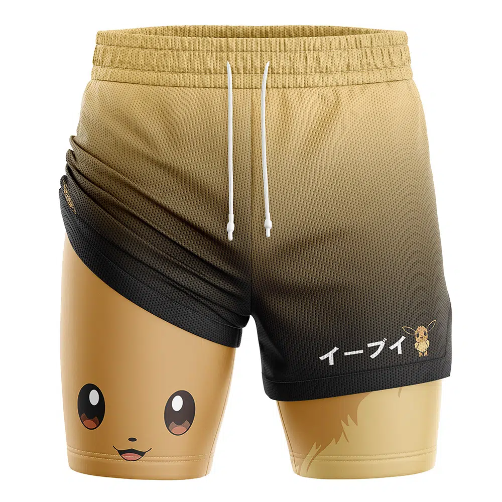 Eevee Pokemon 2-in-1 Performance Shorts – Teegamechanger