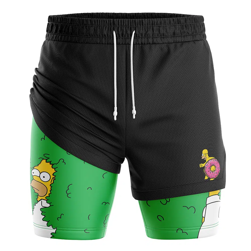 Homer Bush Meme The Simpsons 2-in-1 Performance Shorts – Teegamechanger
