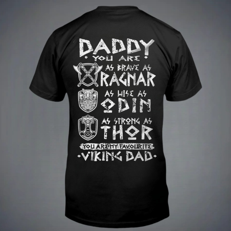 Viking Dad Ragnar Thor Odin T-shirt – Takisy