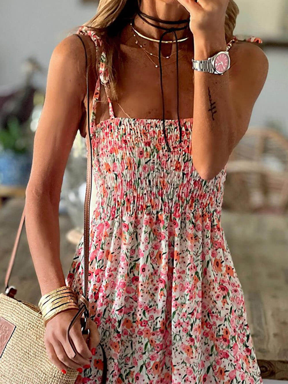Bohemian Printed Slip Dress – ladyoccassion