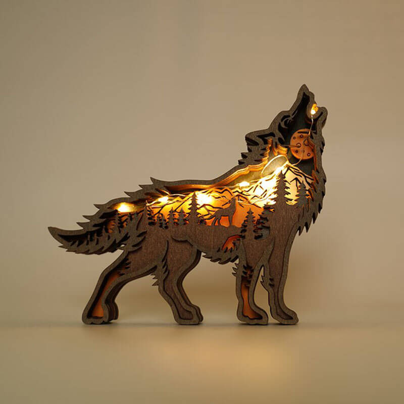 3D wooden Animal Carving Handcraft Gift – Relaxpact