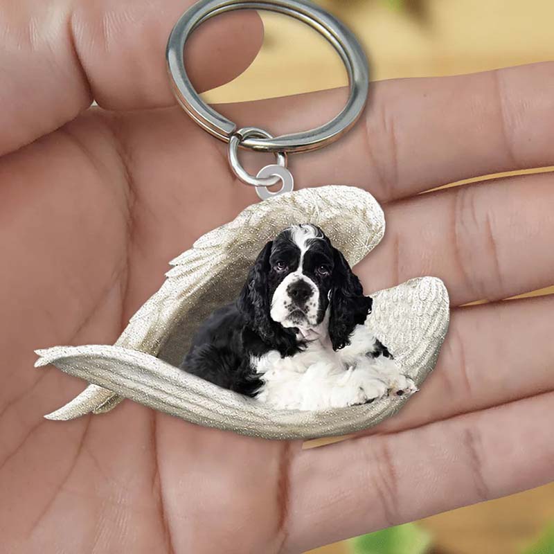 Sleeping Angel Acrylic Keychain Cocker Spaniel SA146 – Relaxpact