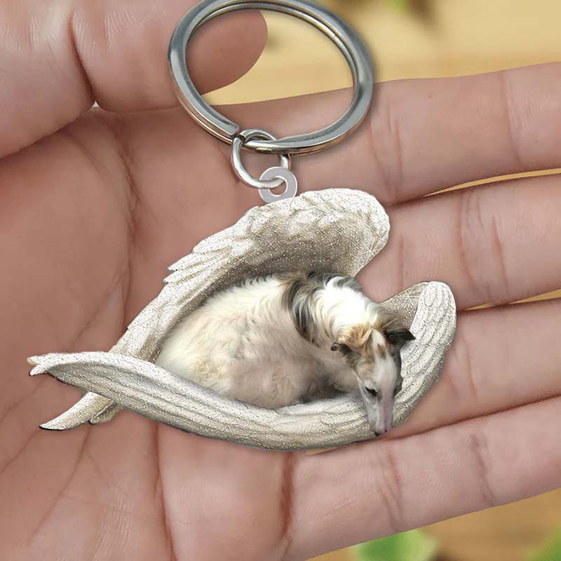 Sleeping Angel Acrylic Keychain Borzoi SA180 – Relaxpact
