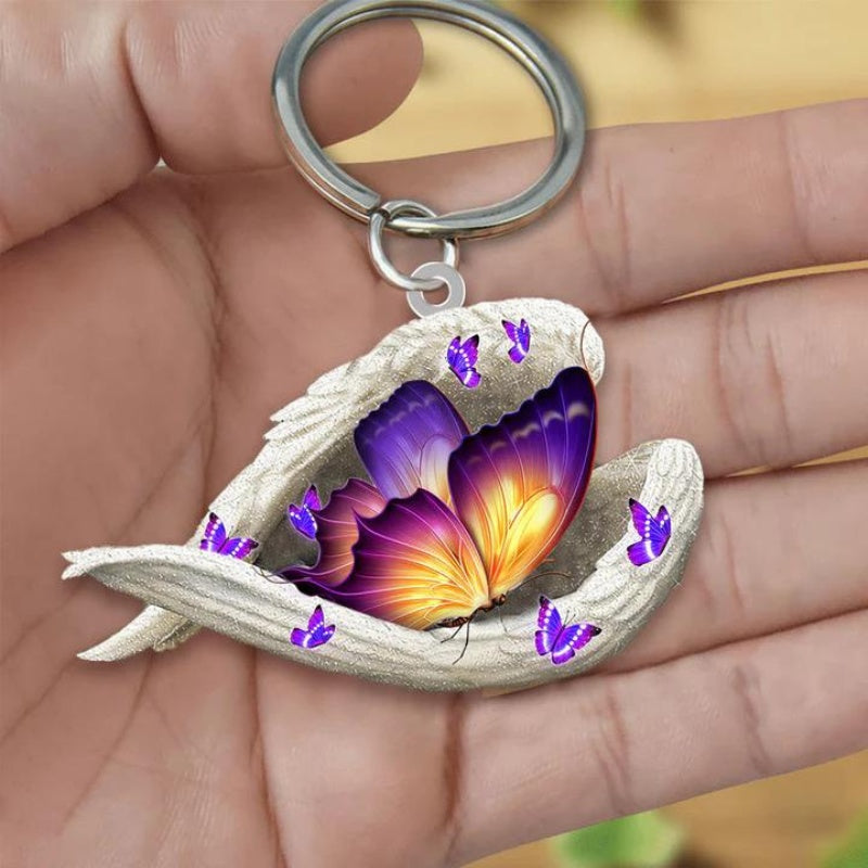 Sleeping Angel Acrylic Keychain Butterfly SA205 – Relaxpact