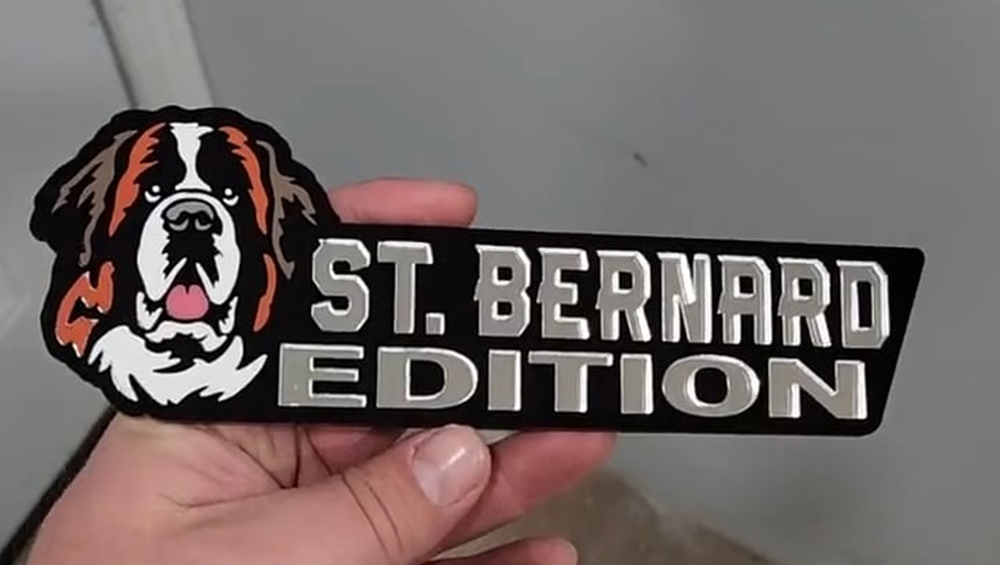 Saint Bernard Car Badge Laser Cutting Car Emblem CE118 – Relaxpact